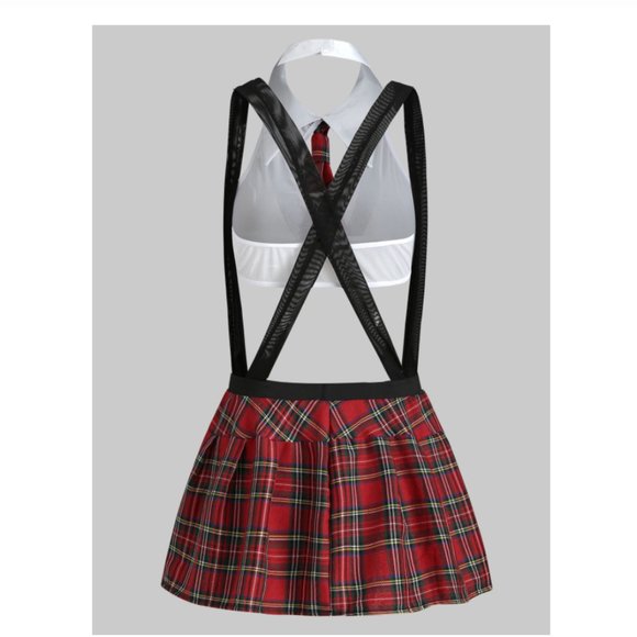 Zaful | Intimates & Sleepwear | Plaid Suspender School Girl Lingerie ...